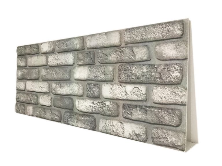 Wandverkleidung Steinoptik 3D Wandpaneele Backstein Grauer Klinker ...