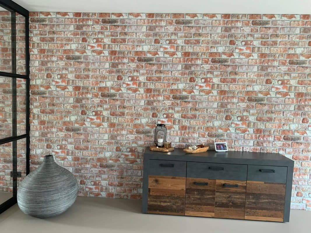 Wandverkleidung Steinoptik 3D Wandpaneele Backsteinoptik Klinker EPS ...