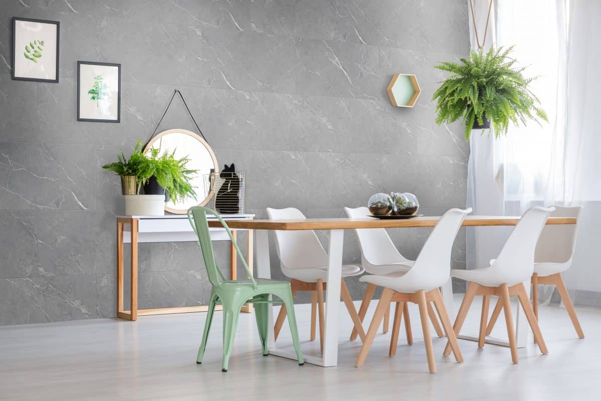 Selbstklebende XL Fliese SPC Marmor Venus grau Vinyl – 100% ...