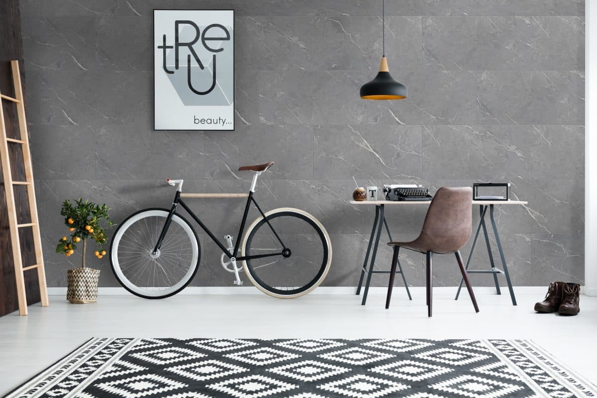 Selbstklebende XL Fliese SPC Marmor Venus grau Vinyl – 100% ...